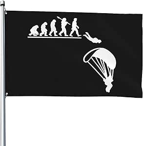 Amazon.com : Evolution of Skydiving Flag 4x6 FT Bright Flags : Patio ...