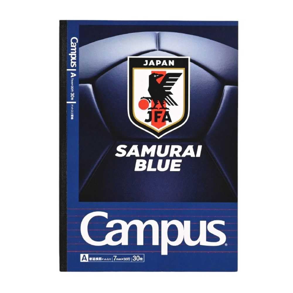 Amazon.co.jp: [JFA] サッカー日本代表 キャンパスノートA罫 JFA9728 ブルー : 文房具・オフィス用品
