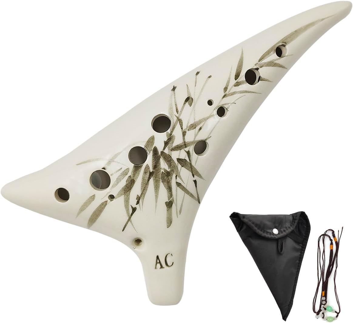 Kmise Legend of Zelda Ocarina, 12 Hole Ocarina Alto C with Song Book ...