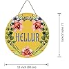Amazon.com: Decorative Hellur sign Funny hanging sign Welcome sign ...