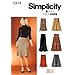 Amazon.com: Simplicity 6 Skirts Made Easy Pattern 5914 Misses Skirts ...