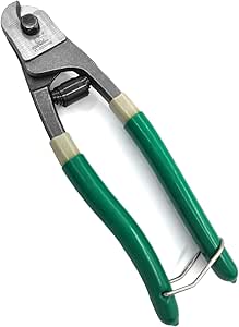 YUENTOEN 8 Inch Cable Wire Cutter, Heavy Duty Stainless Steel Wire Rope ...