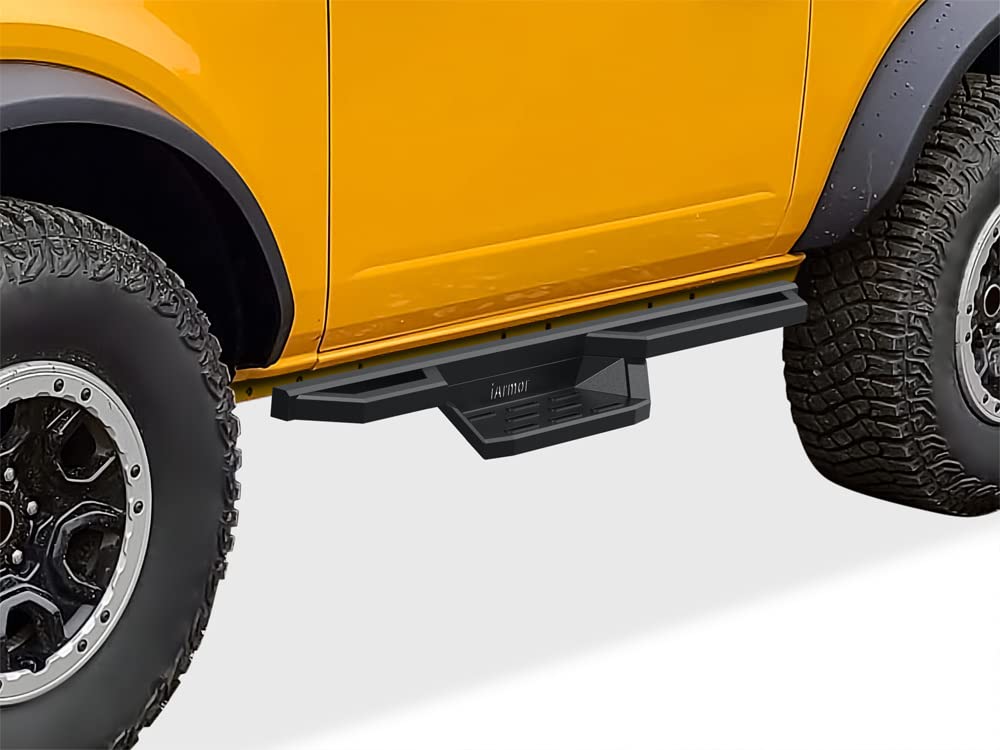 Amazon.com: APS Stainless Steel Pocket Steps Running Boards Side Bars ...