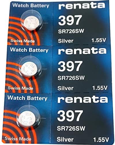 Amazon.com: #397 Renata Watch Batteries 3Pcs : Health & Household