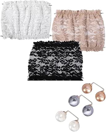 Cleavage Cover Up & Modesty Panels: Lace Inserts (7) at Amazon Women’s ...