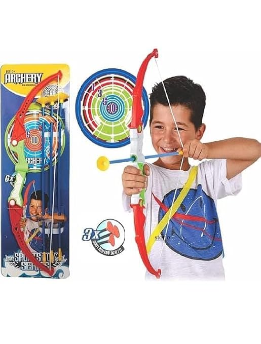 Smart Toys Kids Bow & Arrow Toy Archery Set with Target Board for Boys ...