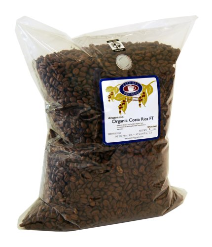 Amazon.com : Batdorf & Bronson Costa Rica, Organic Whole Bean Coffee, 5 ...