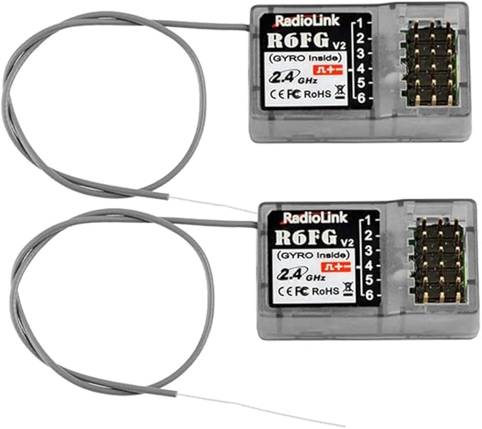 Amazon.com: Radiolink R6FG 6CH Radio Receiver with Gyro,1300 feet Long ...