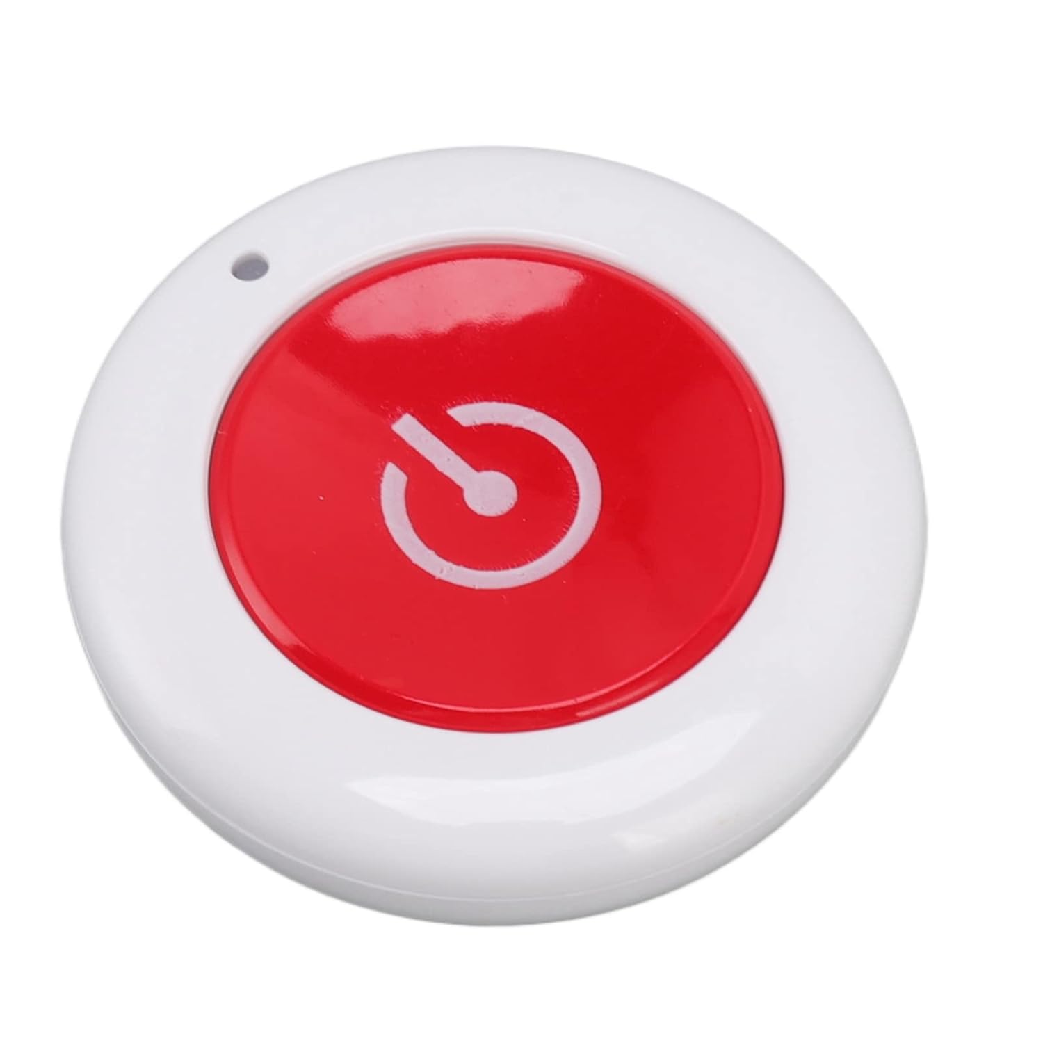 Generic Round Remote Control White Red Built-in Battery Compact ...