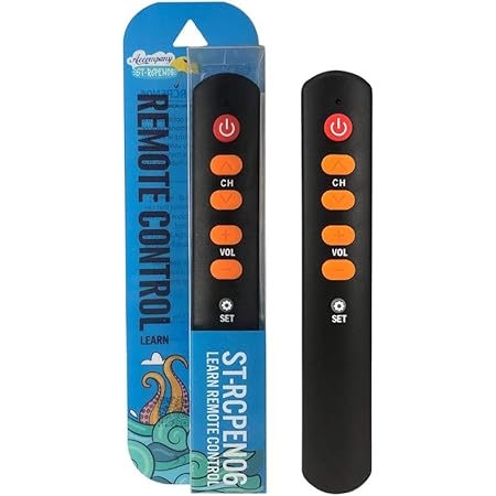 Amazon.com: Learning Remote Control with Big Buttons, 6 Keys Universal ...