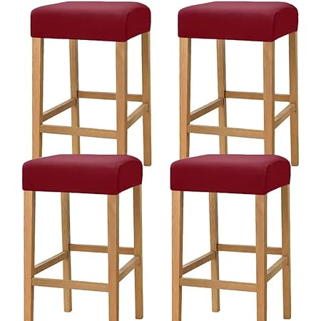 Amazon.com: HFCNMY Stool Covers Rectangle,4 Pack Stretch Rectangle Bar ...