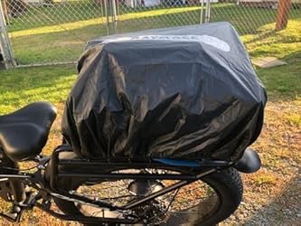 Amazon.com : RAYMACE Bike Basket Rear,Bicycle Basket with Removable ...