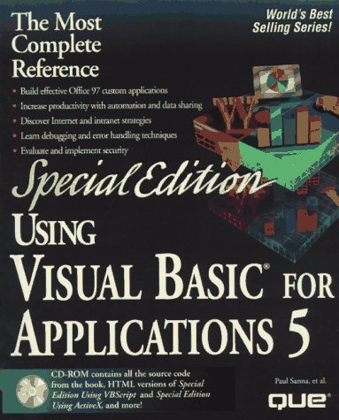 Using Visual Basic for Applications 5: Sanna, Paul J., Anderson, Christa, Green, John, Marchuk ...