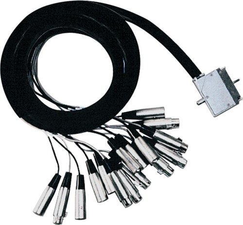 HOSA ELCO/EDAC 56-PIN TO 8 XLR(M) AND 8 XLR(F), 3m (9.9 ft.) COMPATIBLE ...