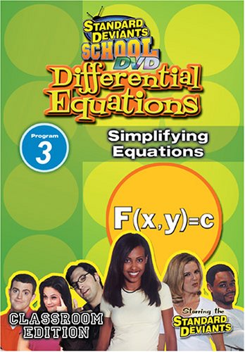 Sds Differential Equations Module 3: Simplifying [DVD] [Import]: Amazon ...