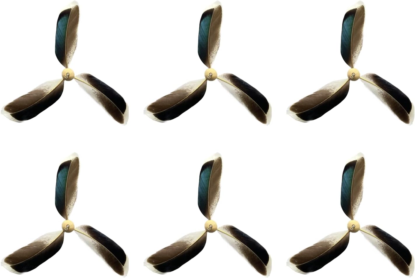 Auesorne 6PCS Cat Feather Propeller Refills Cat Wand Attachments Cat ...