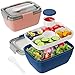 Amazon.com | Freshmage Salad Lunch Container To Go, 2 Packs 68oz Large ...