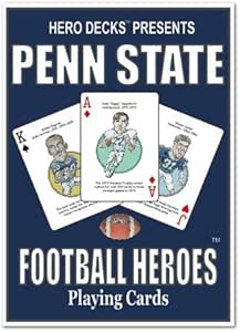 Hero Decks - Penn State - Playing Cards : Amazon.co.uk: Toys & Games