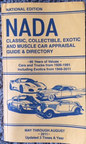 NADA Classic, Collectible, Exotic and Muscle Car Appraisal Guide ...