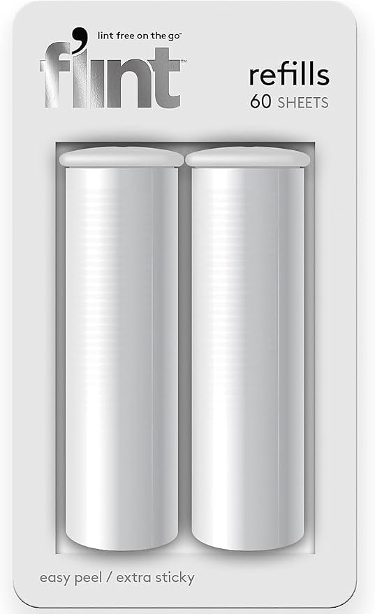 Amazon.com: Flint Original Lint Roller Refill, Extra Sticky, Compatible ...