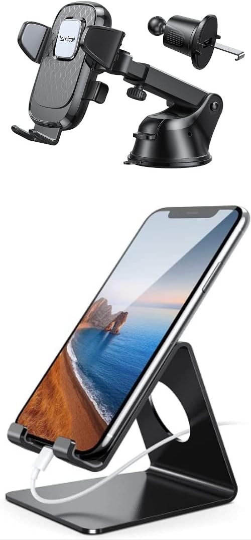 Amazon.com: Lamicall Cell Phone Stand, Phone Dock: Cradle, Holder ...