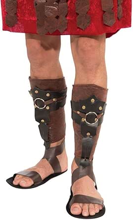Amazon.com: Forum Novelties, Roman Leg Guards Multi : Clothing, Shoes ...