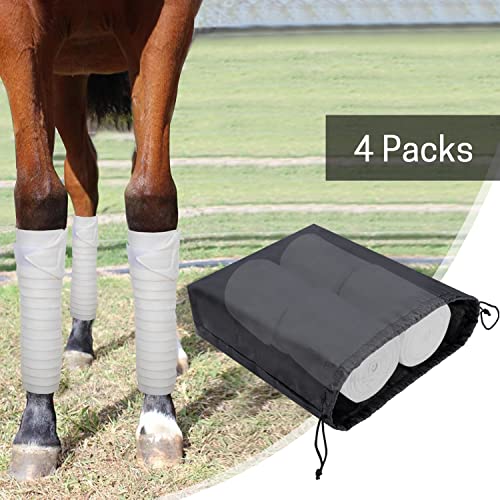 Snapklik.com : Polo Leg Wraps, Equine Polo Wraps Set Of 4, Horse Leg ...