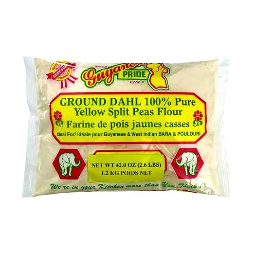 Amazon.com : Guyanese Pride Ground Dahl 100% Pure Yellow Split Peas ...