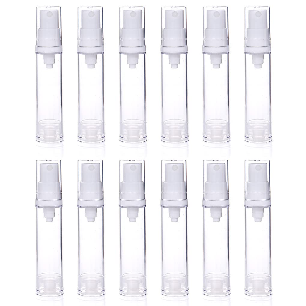 Amazon.com: LXLK 48 Pcs 10ML Empty Refiilable Airless Vacuum Spray ...