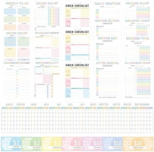 Amazon.com: COcnny Good Behavior Reward Chart - 201pcs Prop Play Money ...