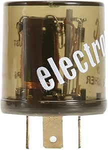 Amazon.com: 3Pin Electronic LED Flasher Relay, 12V 20A Round Style ...