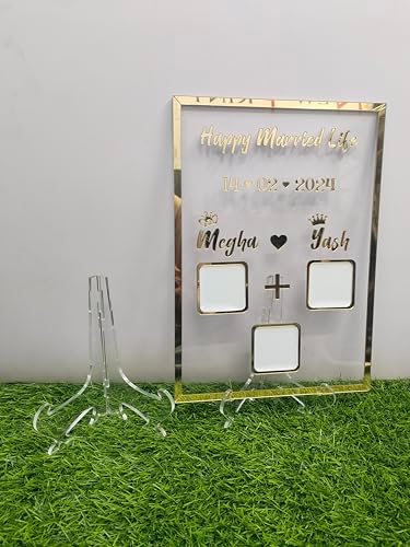Couple Thumb Impression Gift (21 Cm X 29.7 Cm)| Wedding Thumb Print ...
