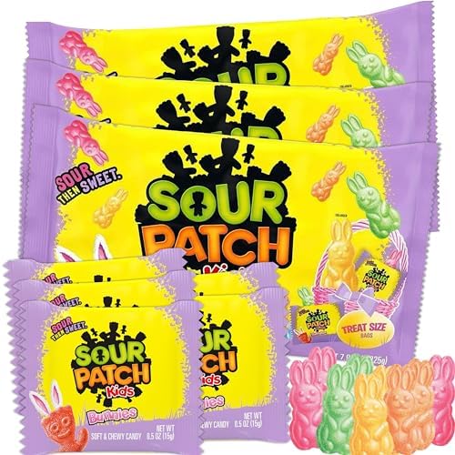 Amazon.com : Easter Bunny SourPatch Candy, 54 Individually Wrapped ...