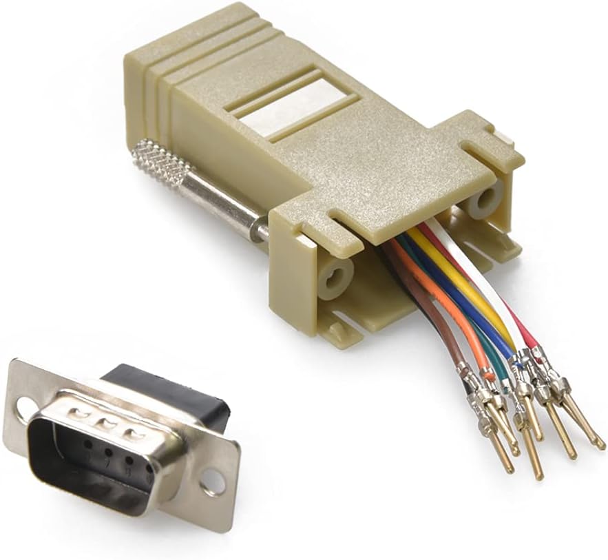 Amazon.com: InstallerParts (10 Pack DB9-Male to RJ11 / RJ12 (6 Wire ...