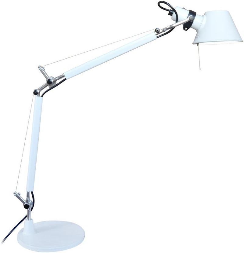Modo TL-05 White Color Mini Office Desk Lamp Polished Aluminum Lights ...