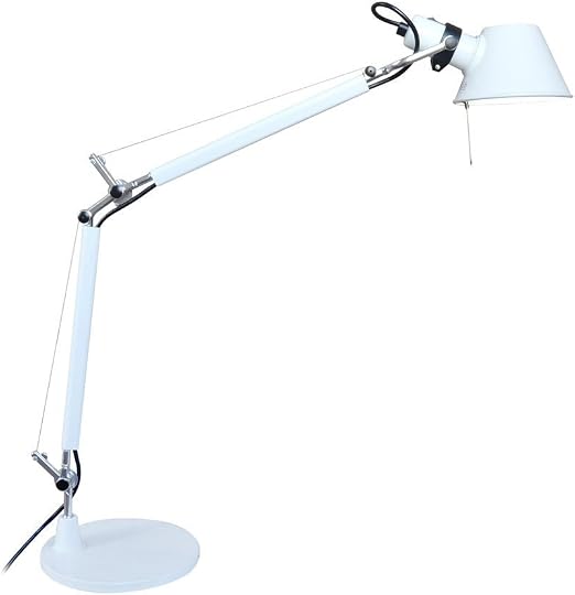 Modo TL-05 White Color Mini Office Desk Lamp Polished Aluminum Lights ...