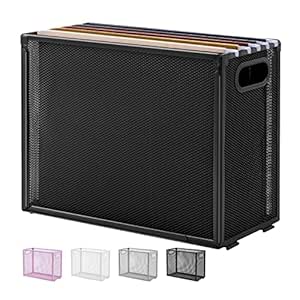 Oterri Hanging File Organizer, Portable Desktop File Organizer Mesh ...