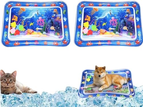 Amazon.com : Water Play Mat For Cats, 2024 Upgraded Water Sensory Play ...