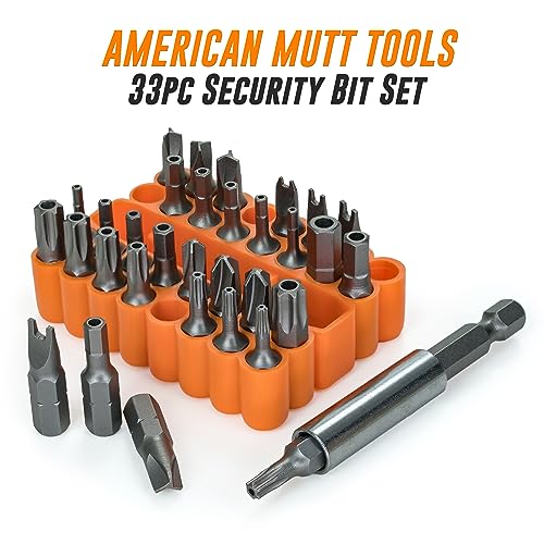 Snapklik.com : 33pc Security Bit Set Includes Security Torx, Metric And ...