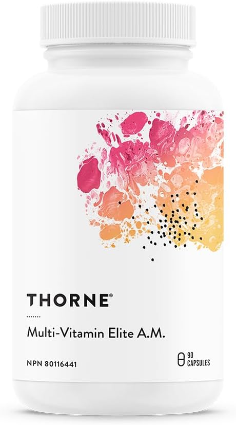 Thorne Multi-Vitamin Elite AM - Ideal multi-vitamin/mineral combination ...