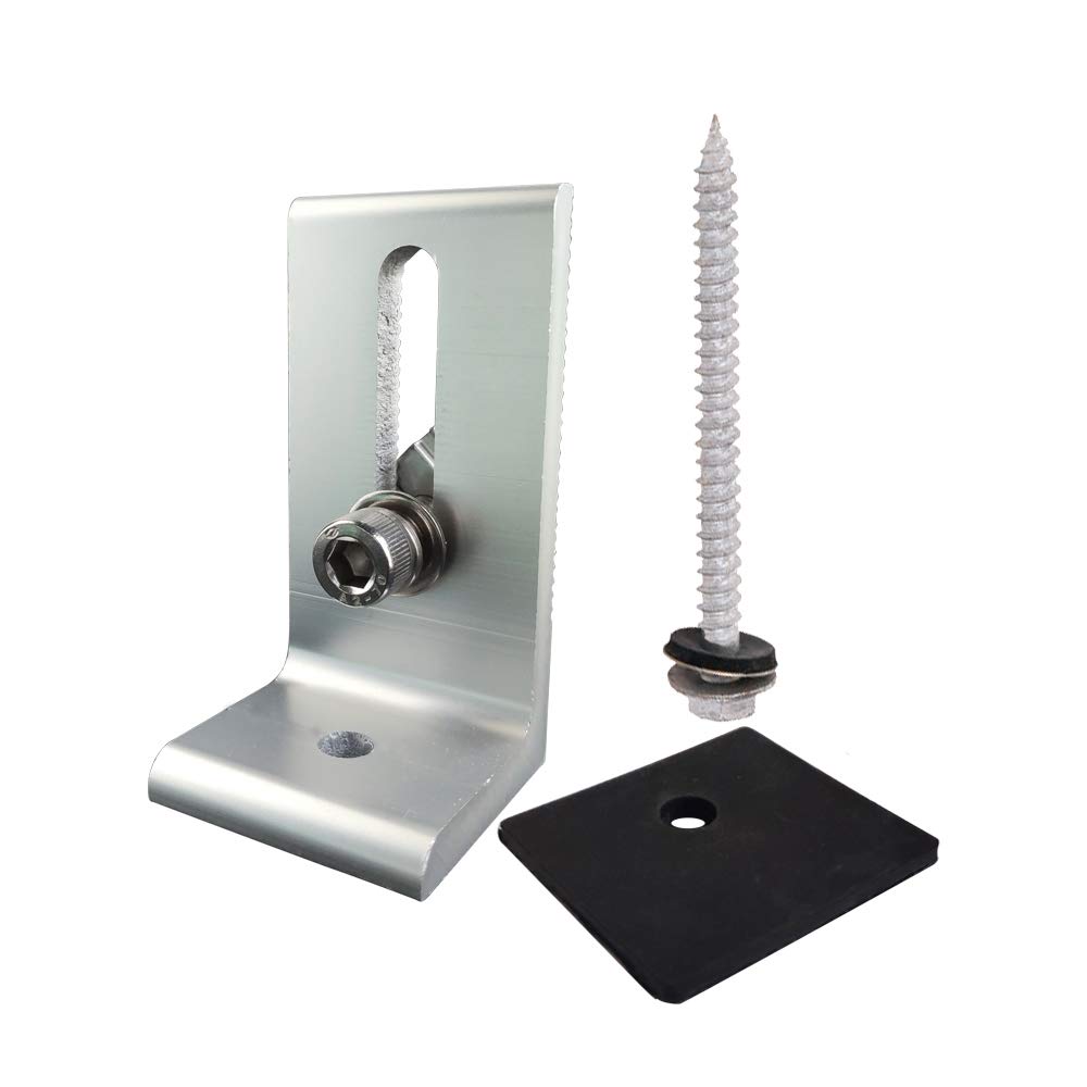 Amazon.com: L_Bracket with The Hardware Solar Panel mounting (Pack of 6 ...