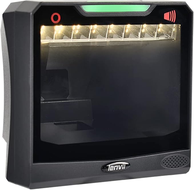 LENVII Lettore Codice a Barre Desktop,1D 2D QR Code Scanner Auto Tavolo ...