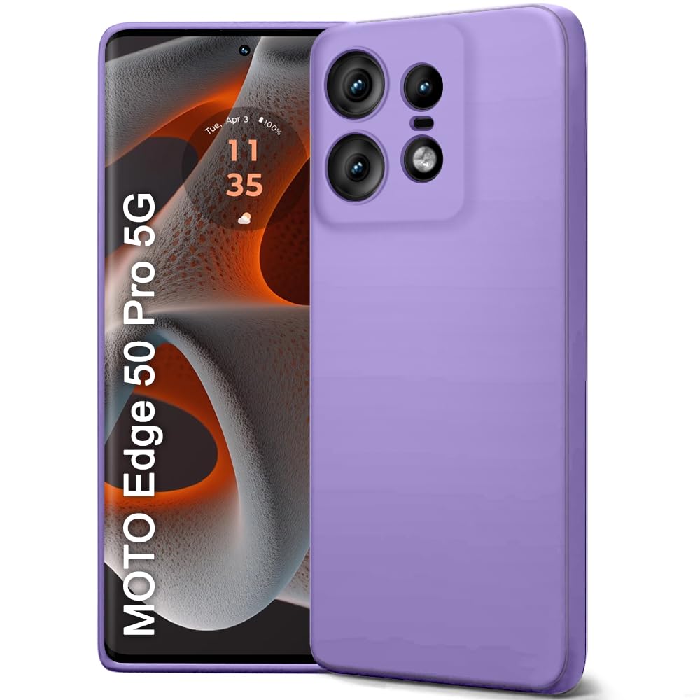TheGiftKart Genuine Liquid Silicone Back Cover Case for Motorola Edge ...