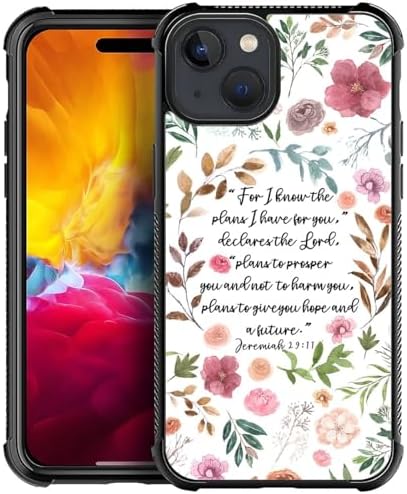 Amazon.com: iPhone 15 Love Like Jesus Boho Flowers Bible Scripture ...