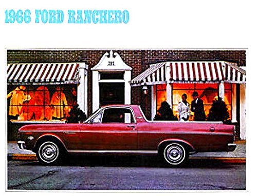 BEAUTIFUL 1966 FORD RANCHERO FULL COLOR DEALERHIP SALES BROCHURE ...