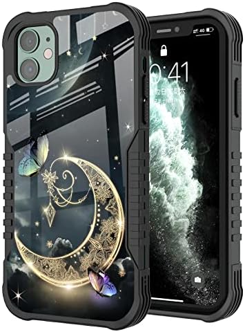 Amazon.com: Fisgerod Black Celestial Sun and Moon and Star Phone Case ...