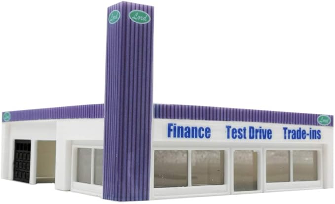 Amazon.com: Outland Models Scenery for Model Cars Car Dealership ...