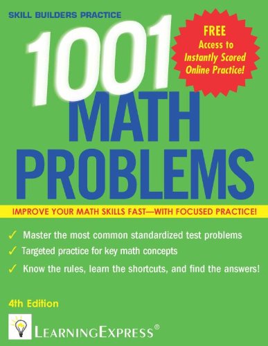 1,001 Math Problems (1001 Series) eBook : LLC Learning Express: Amazon ...