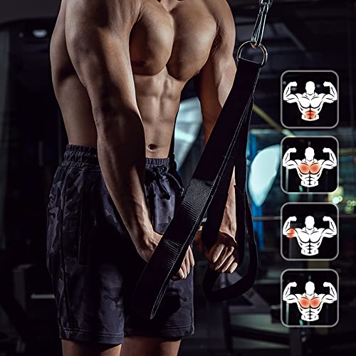 wocpvm Tricep Rope Cable Attachment, Triceps Extension Straps Extra ...