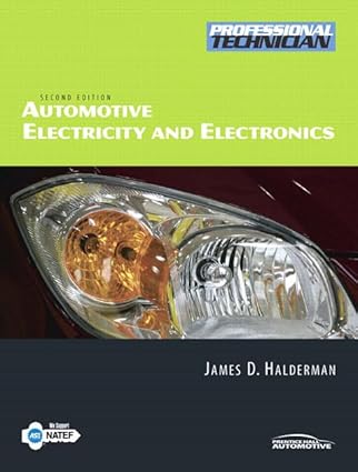 Automotive Electricity and Electronics (2nd Edition): Halderman, James ...